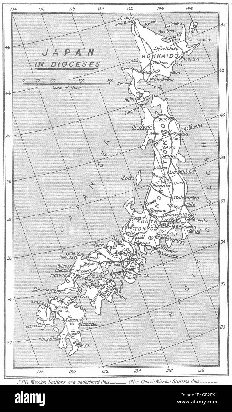 Dioceses map hi-res stock photography and images - Alamy