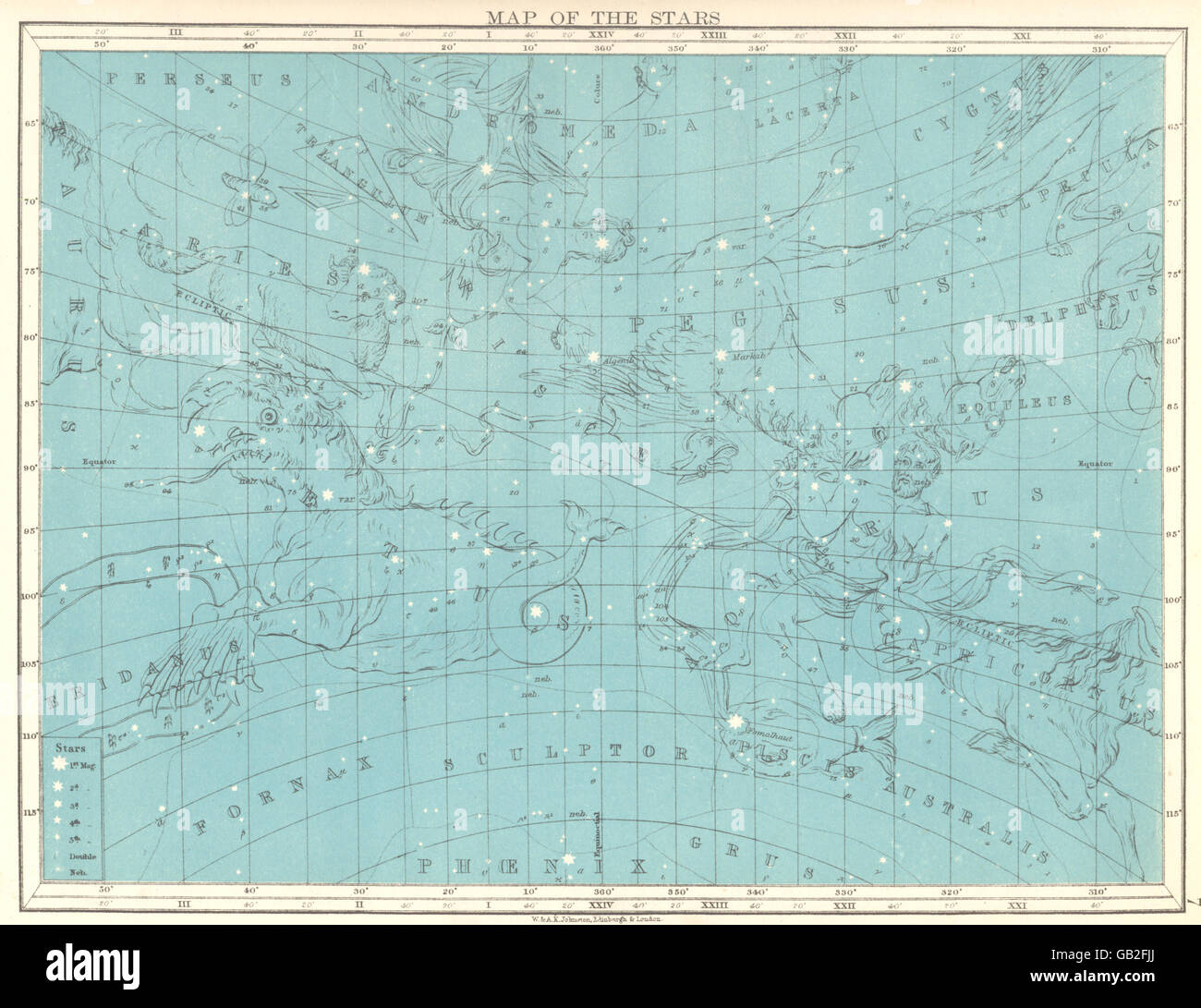 Stars map hi-res stock photography and images - Alamy