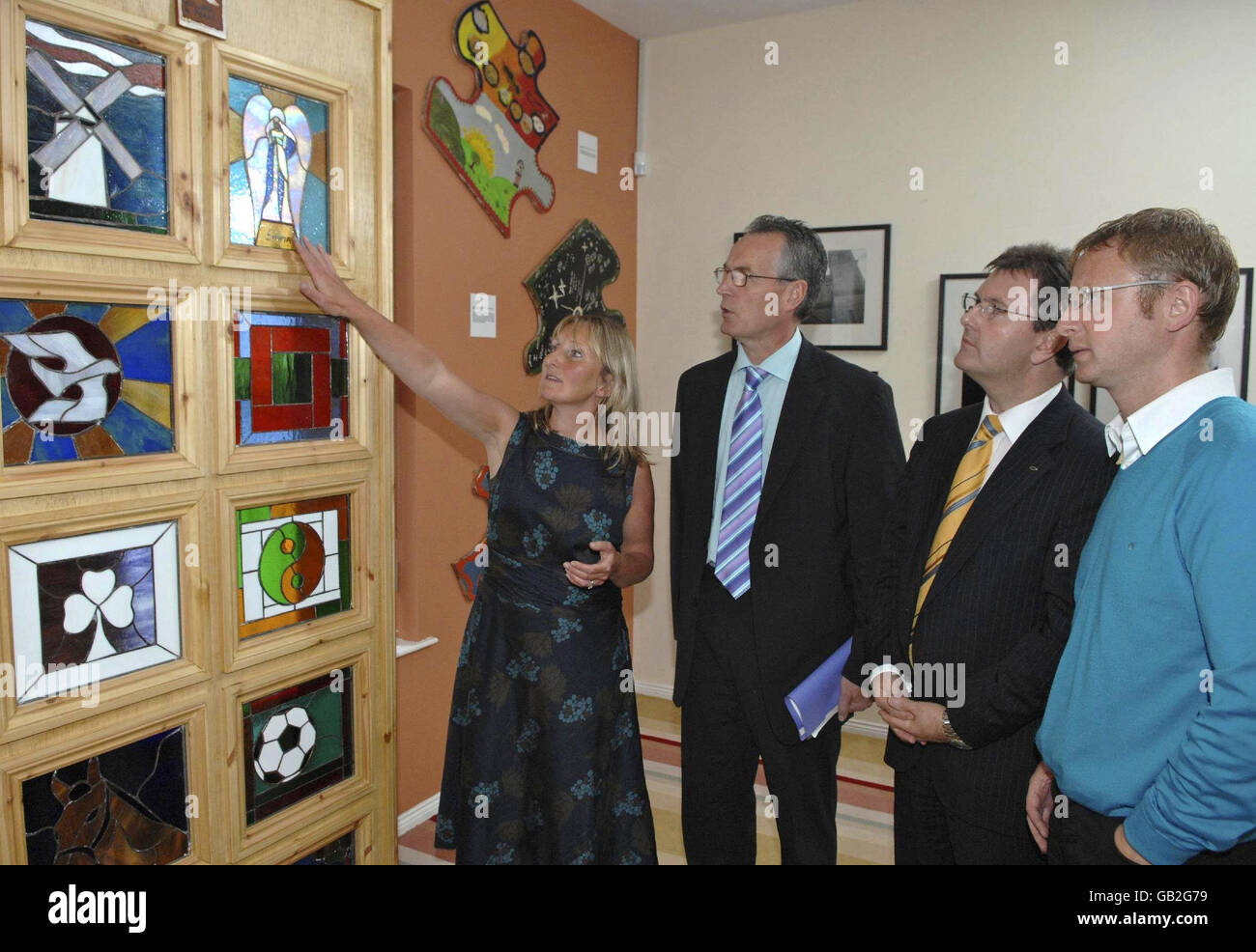 Sandra Peake, Chief Executive of the Wave Centre (left) and Manager ...