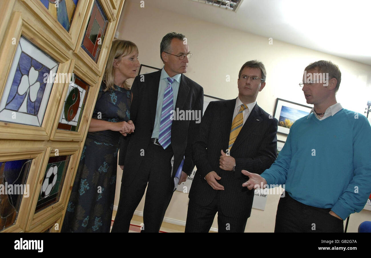Sandra Peake, Chief Executive of the Wave Centre (left) and Manager ...