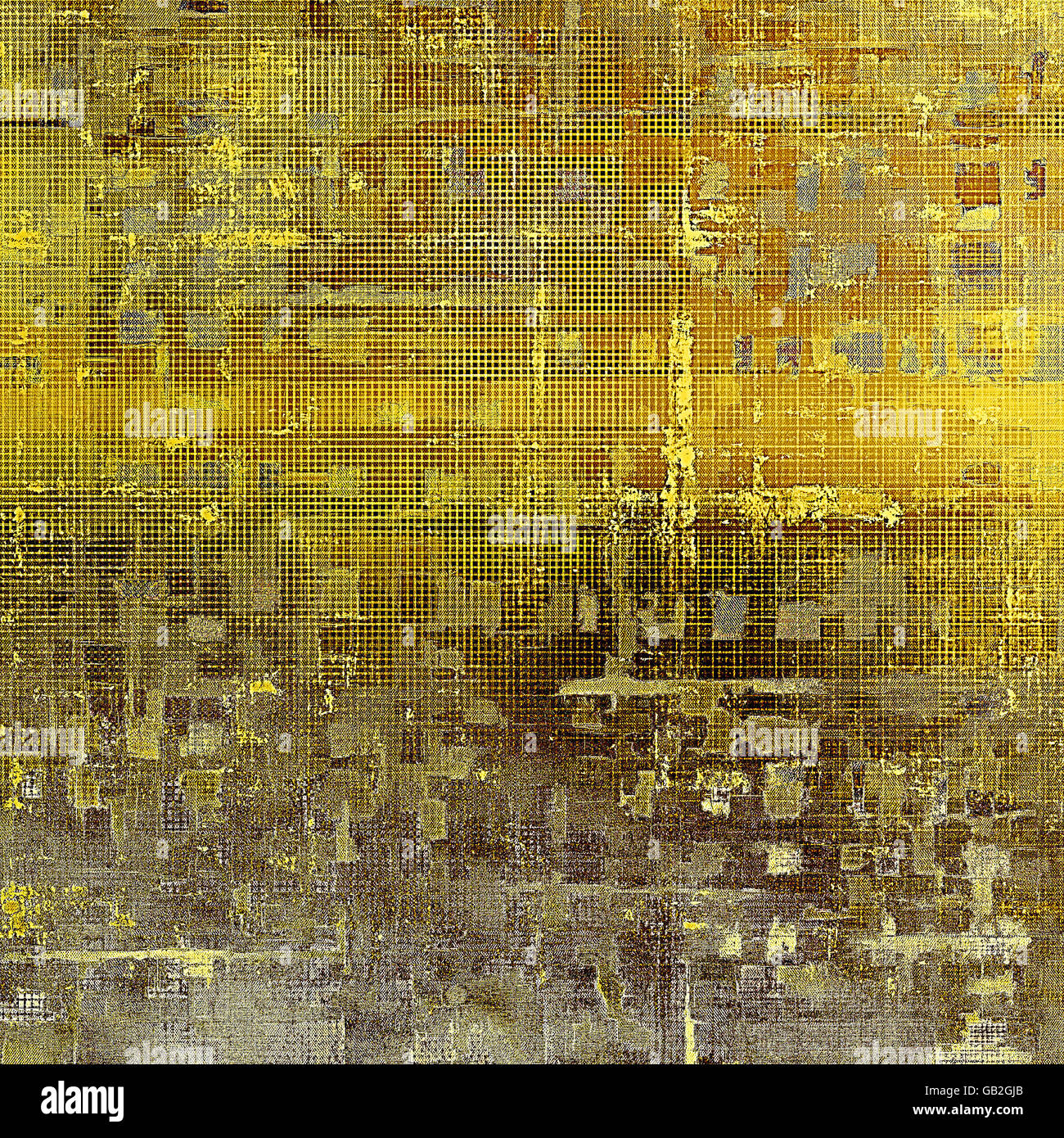 Background with dirty grunge texture, vintage style elements and ...