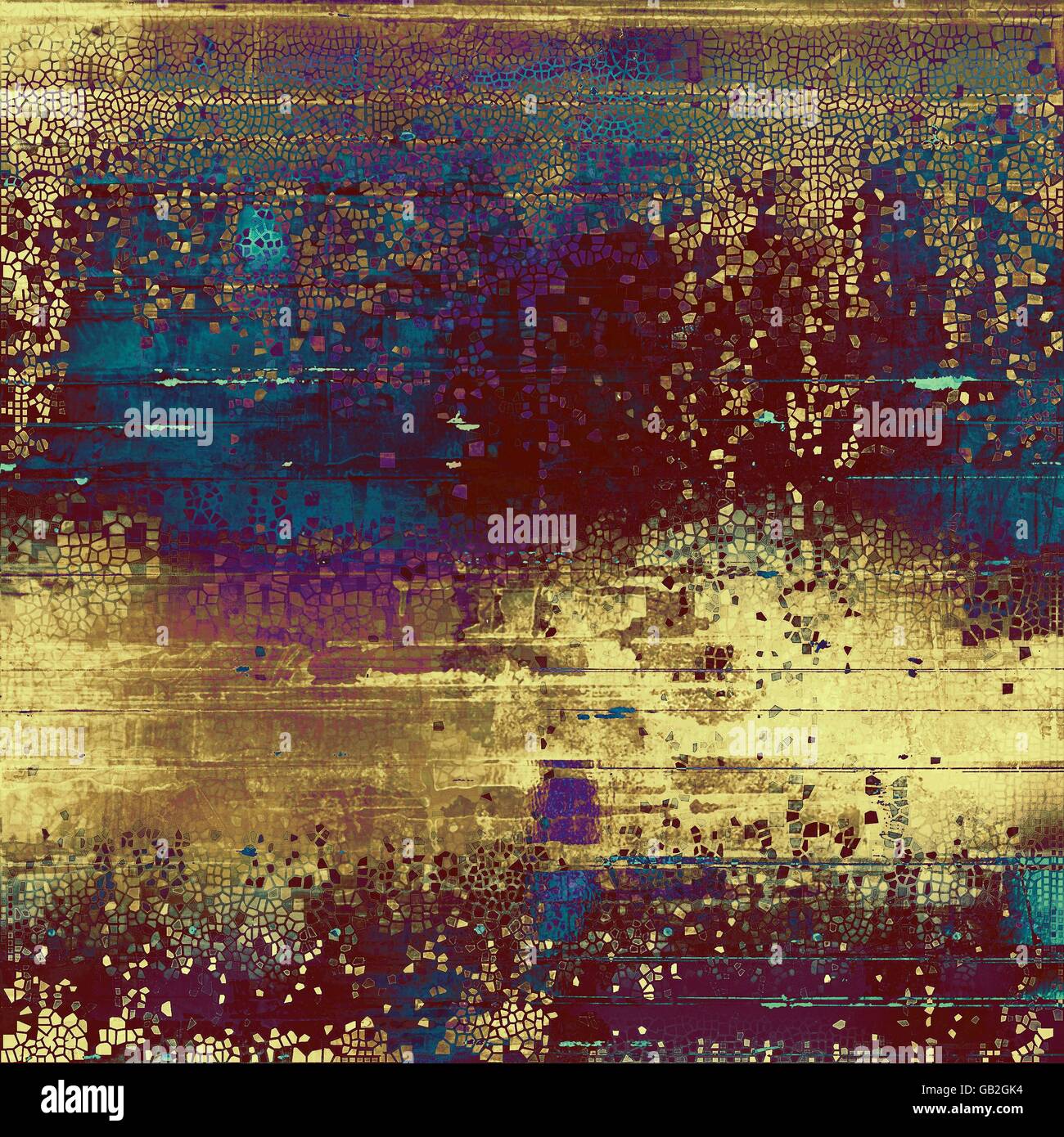 Retro texture, shabby and ragged background in grunge style. With ...