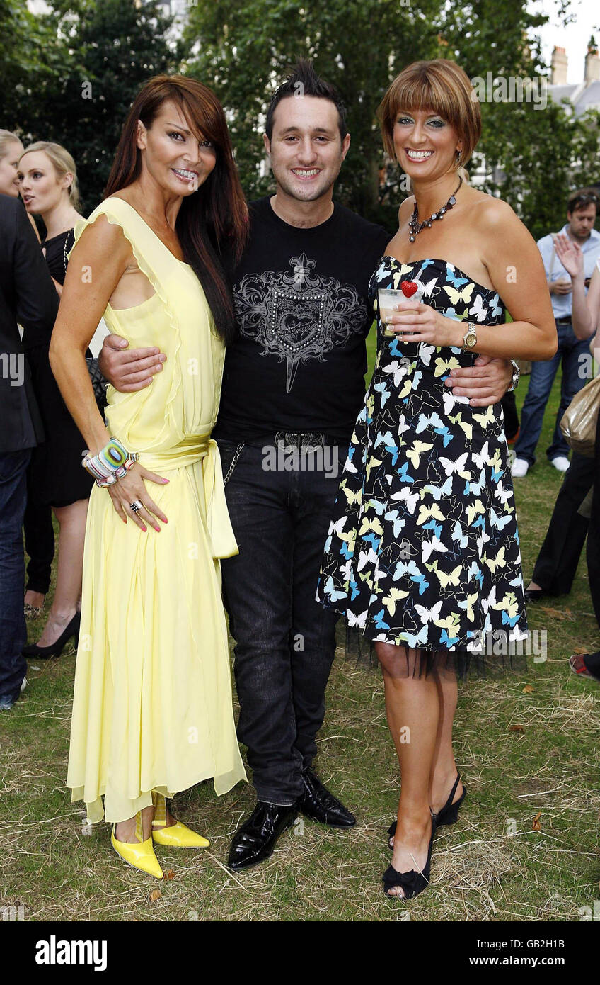 Lizzie Cundy, Anthony Costa and Caroline Feraday attending the African ...
