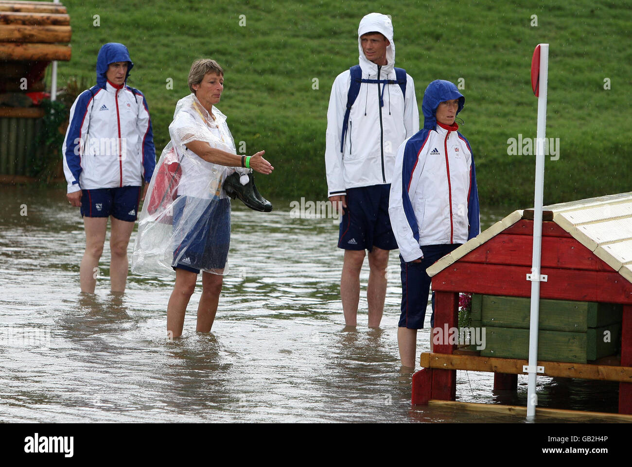 (left to right) Kristina Cook, Mary King, William Fox-Pitt and Daisy ...