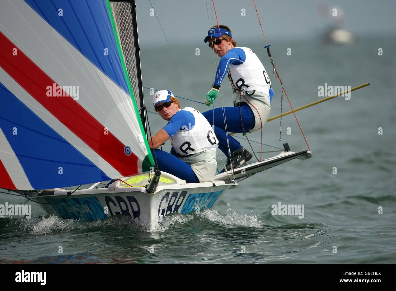 2008 beijing olympic sailing 49er hi-res stock photography and images ...