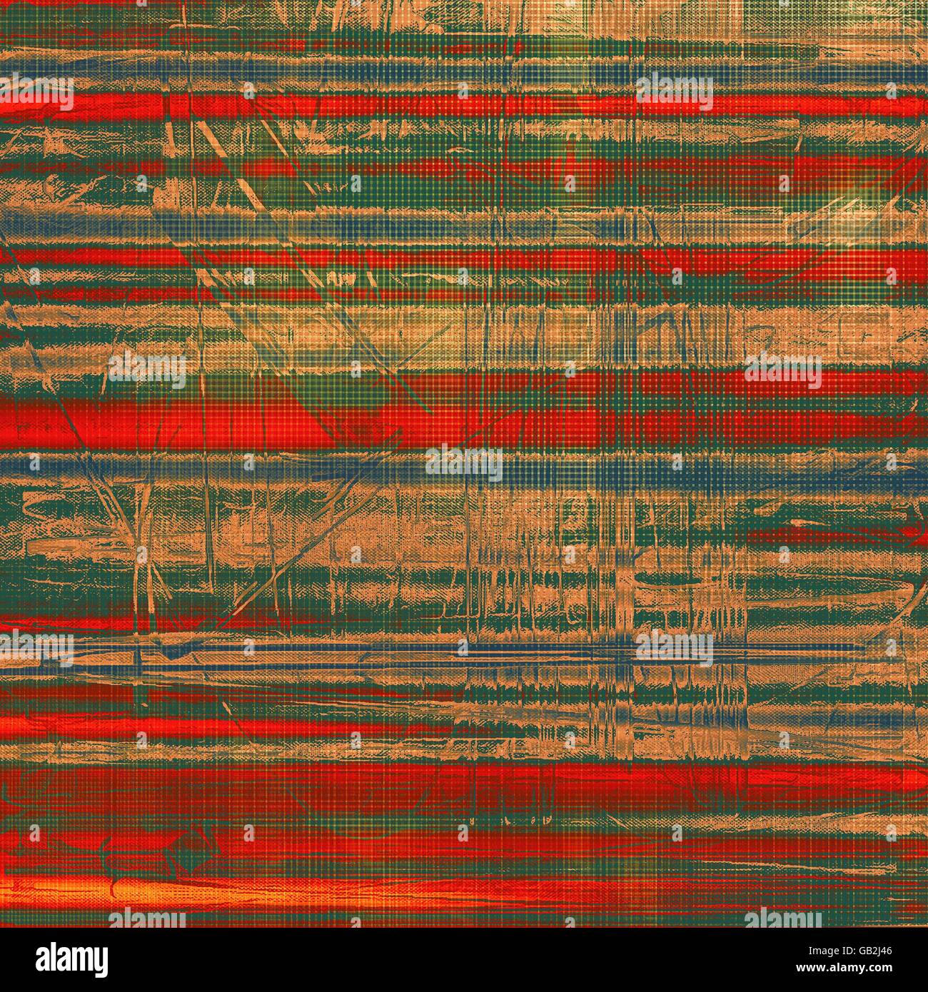 Grunge background or vintage texture in traditional retro style. With ...