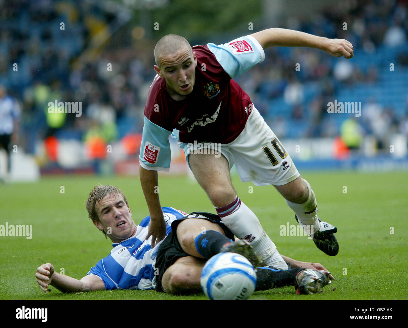 Sheffield Wednesday's Mark Beevers and Burnley's Martin Paterson Stock ...