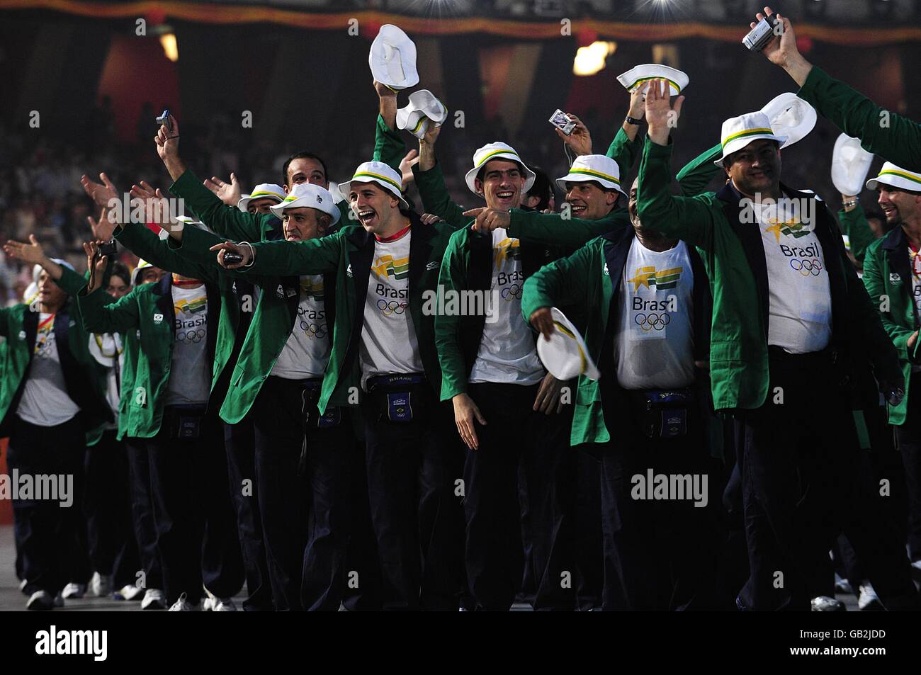 Olympics - Beijing Olympic Games 2008 - Opening Ceremony. The Brazil ...