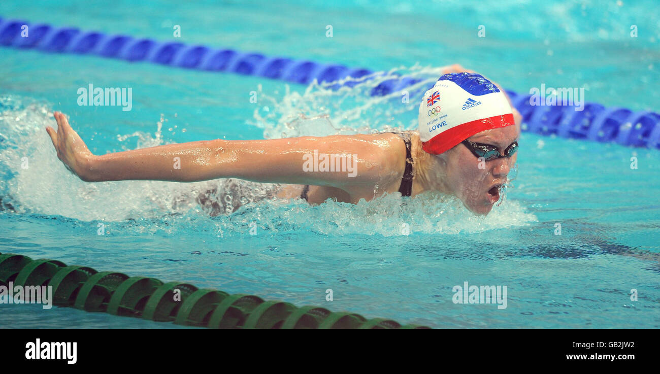 Great Britain's Jemma Lowe in action in her Women's 100m Butterfly semi ...