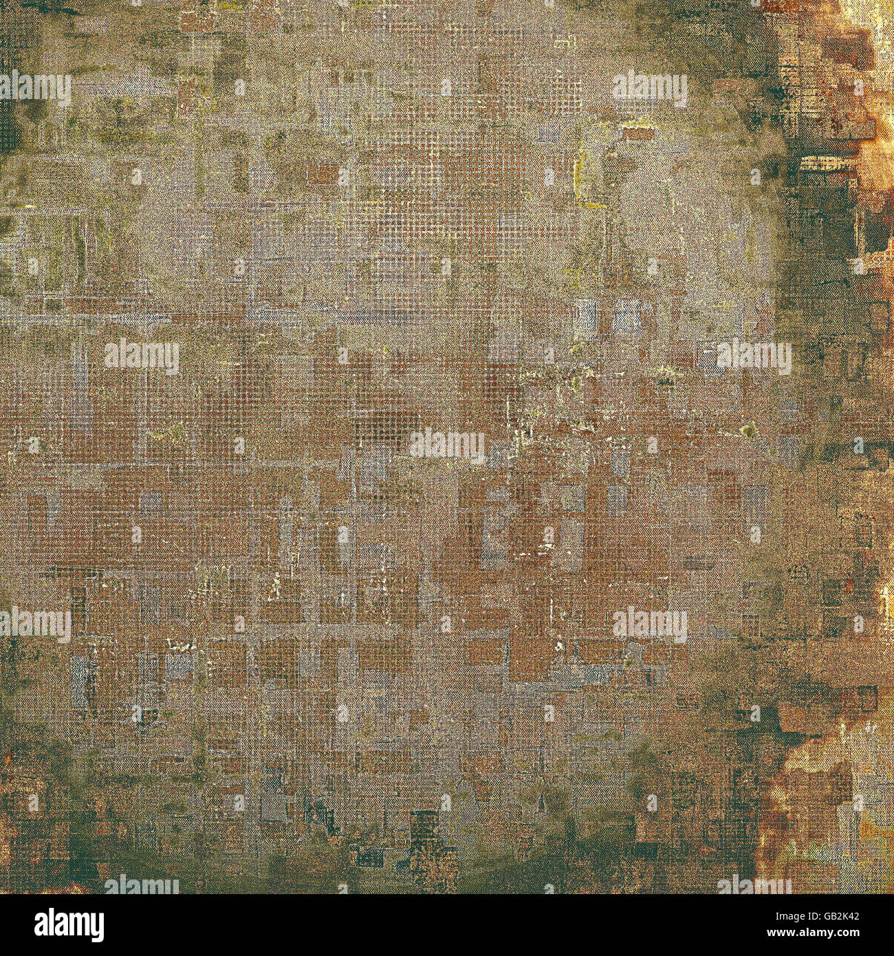 Vintage and retro design elements on faded grunge background. With ...