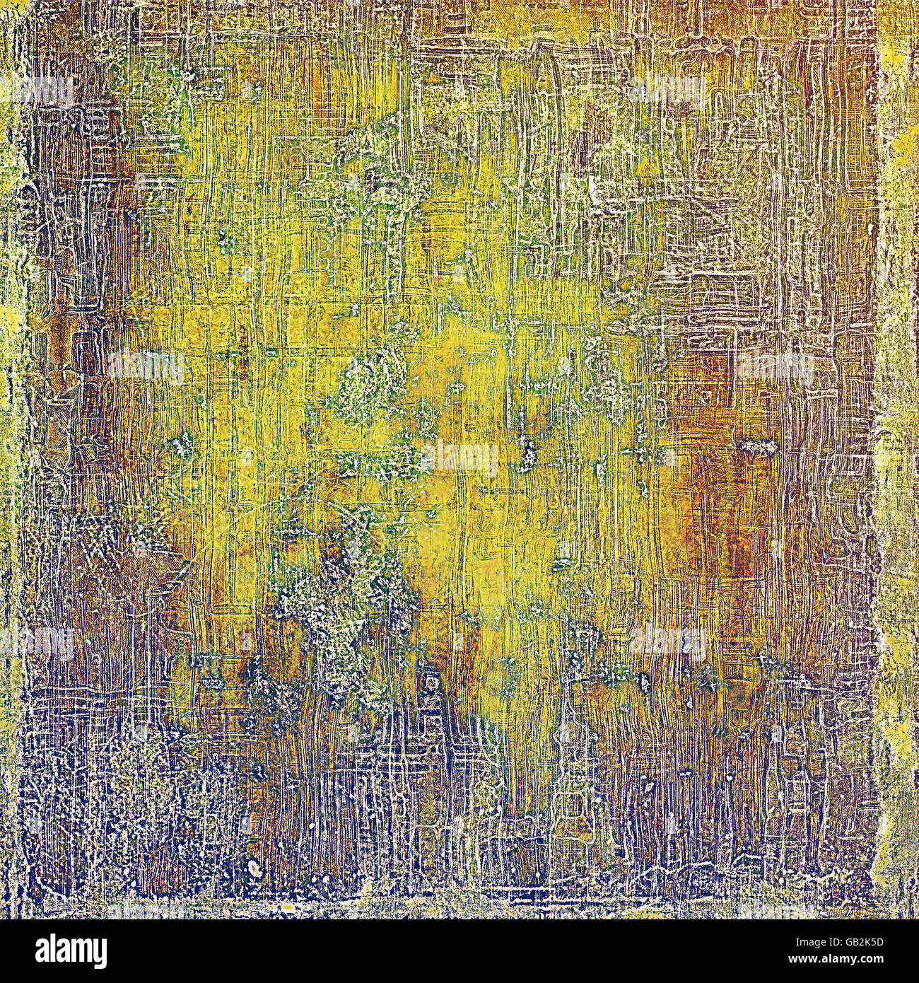 Vintage mottled frame, textured grunge background with different color ...
