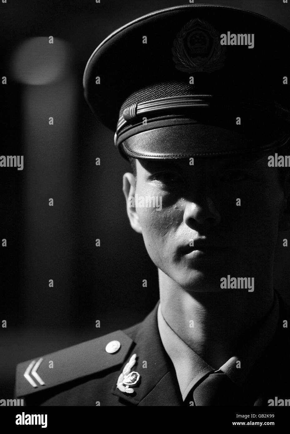 Headshot ceremony Black and White Stock Photos & Images - Alamy