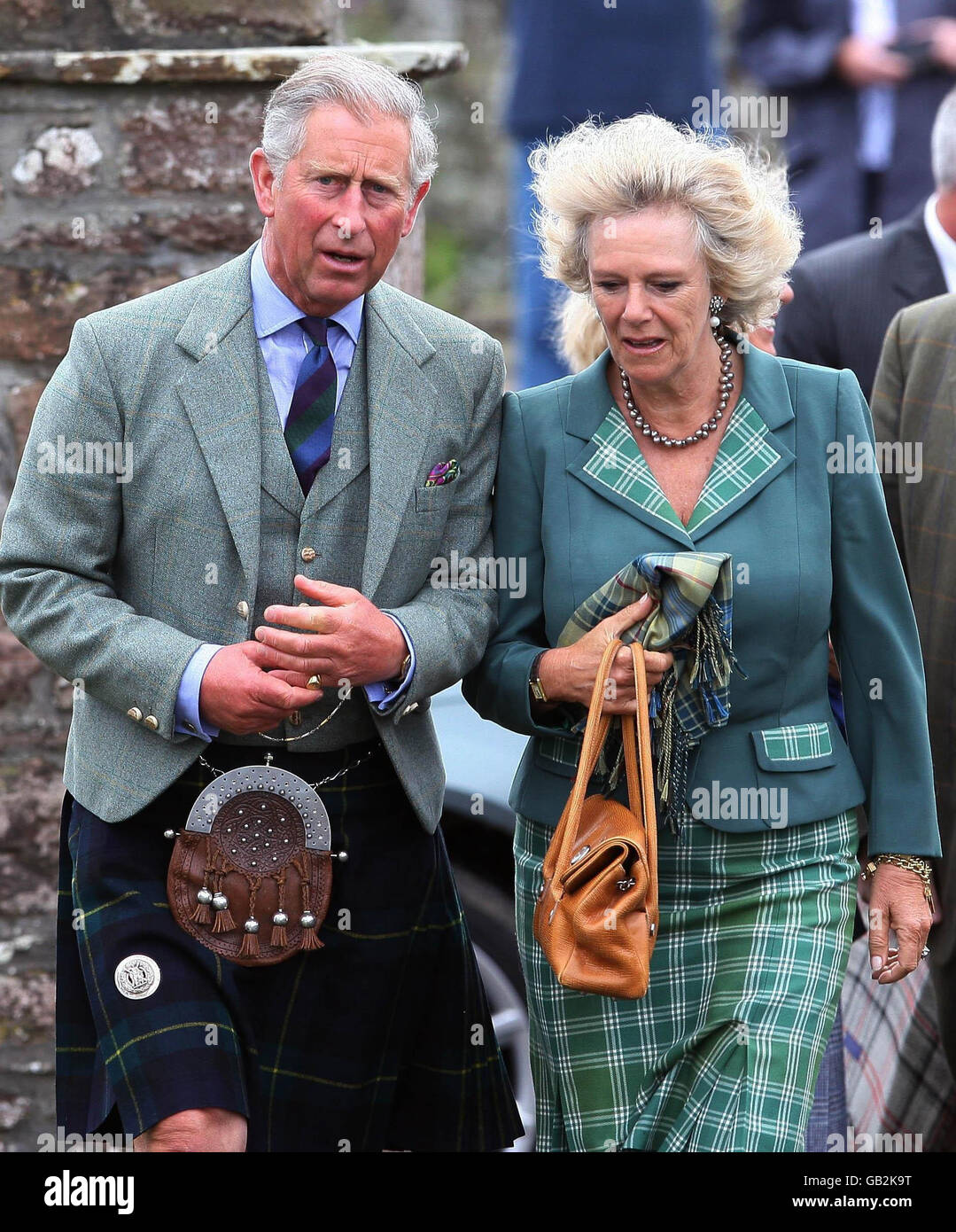 Royal couple attend church service hi-res stock photography and images ...