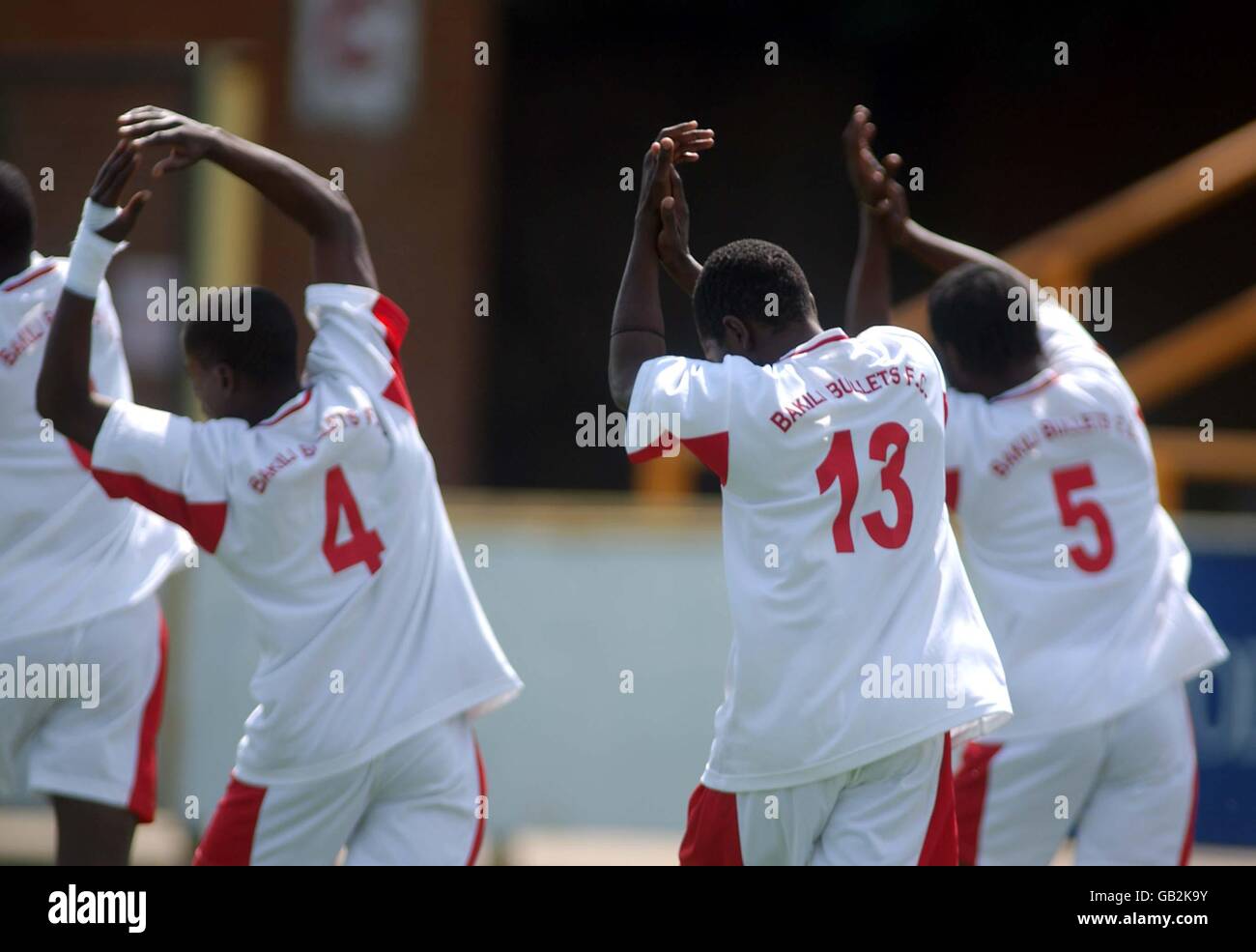Soccer - Friendly - Boston United v Bakili Bullets Stock Photo - Alamy