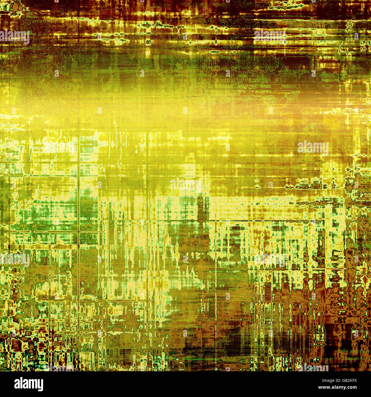 Retro colorful background or creative old style texture with different ...