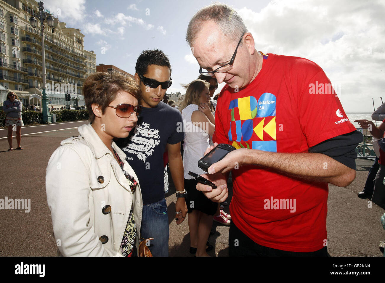 Vodafone TBA Concert Stock Photo - Alamy