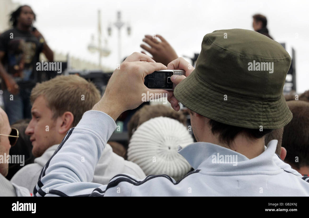 Vodafone TBA Concert Stock Photo - Alamy