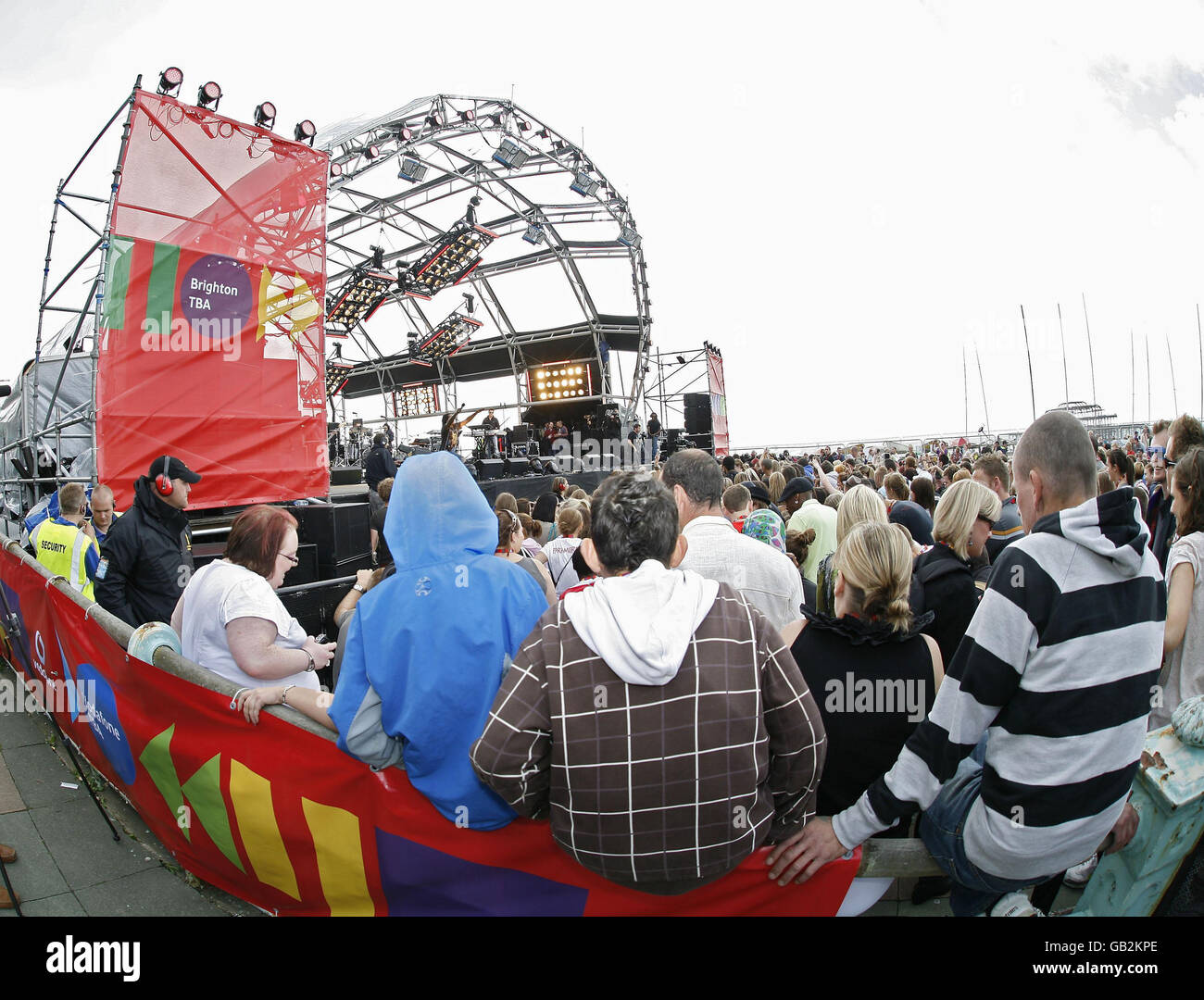 Vodafone TBA Concert Stock Photo - Alamy