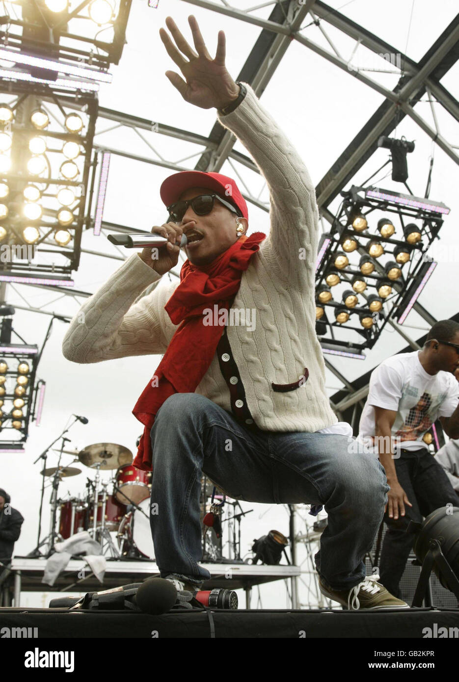 Pharrell Williams of N.E.R.D performs live on stage at the Vodafone TBA ...