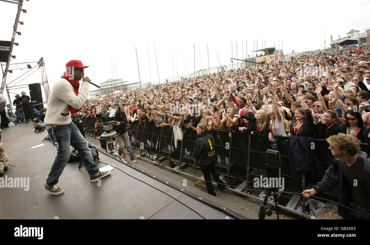 Vodafone TBA Concert Stock Photo - Alamy
