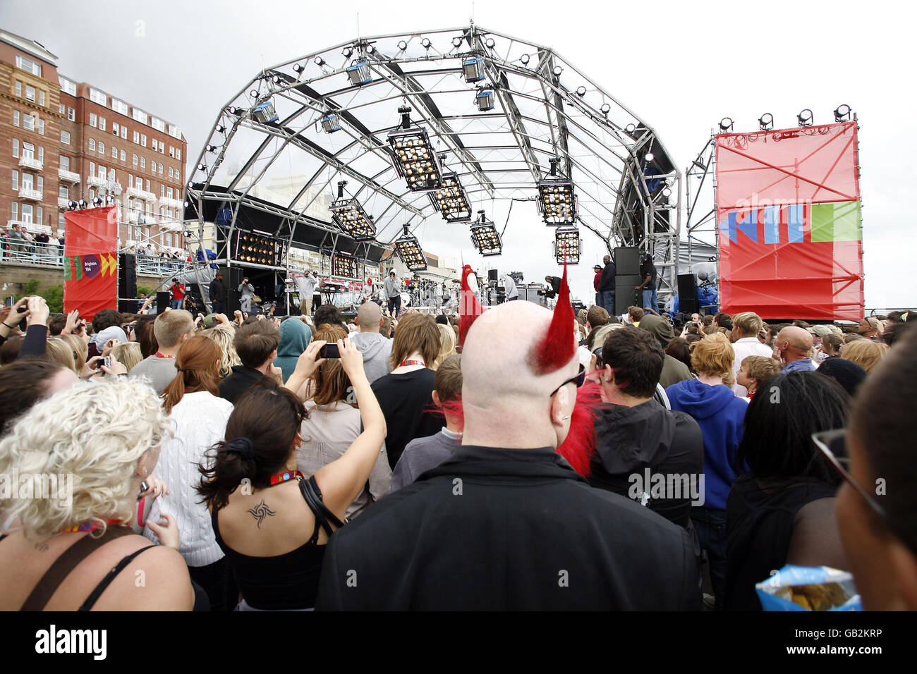 Vodafone TBA Concert Stock Photo - Alamy