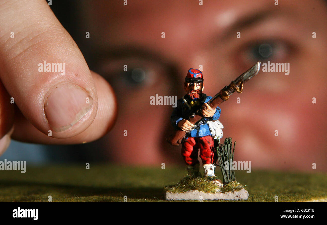 War gamers hi-res stock photography and images - Alamy