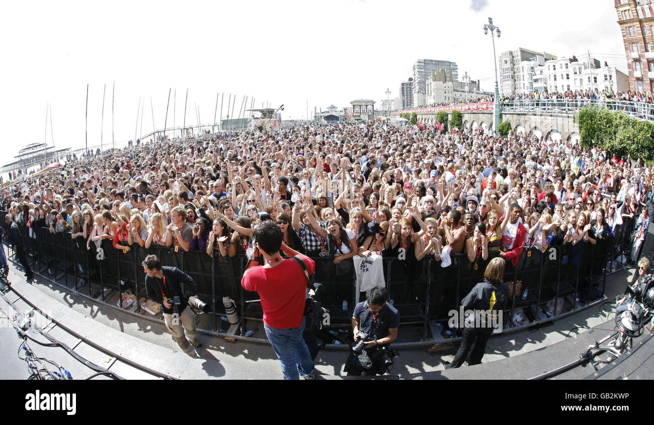 Vodafone TBA Concert Stock Photo - Alamy