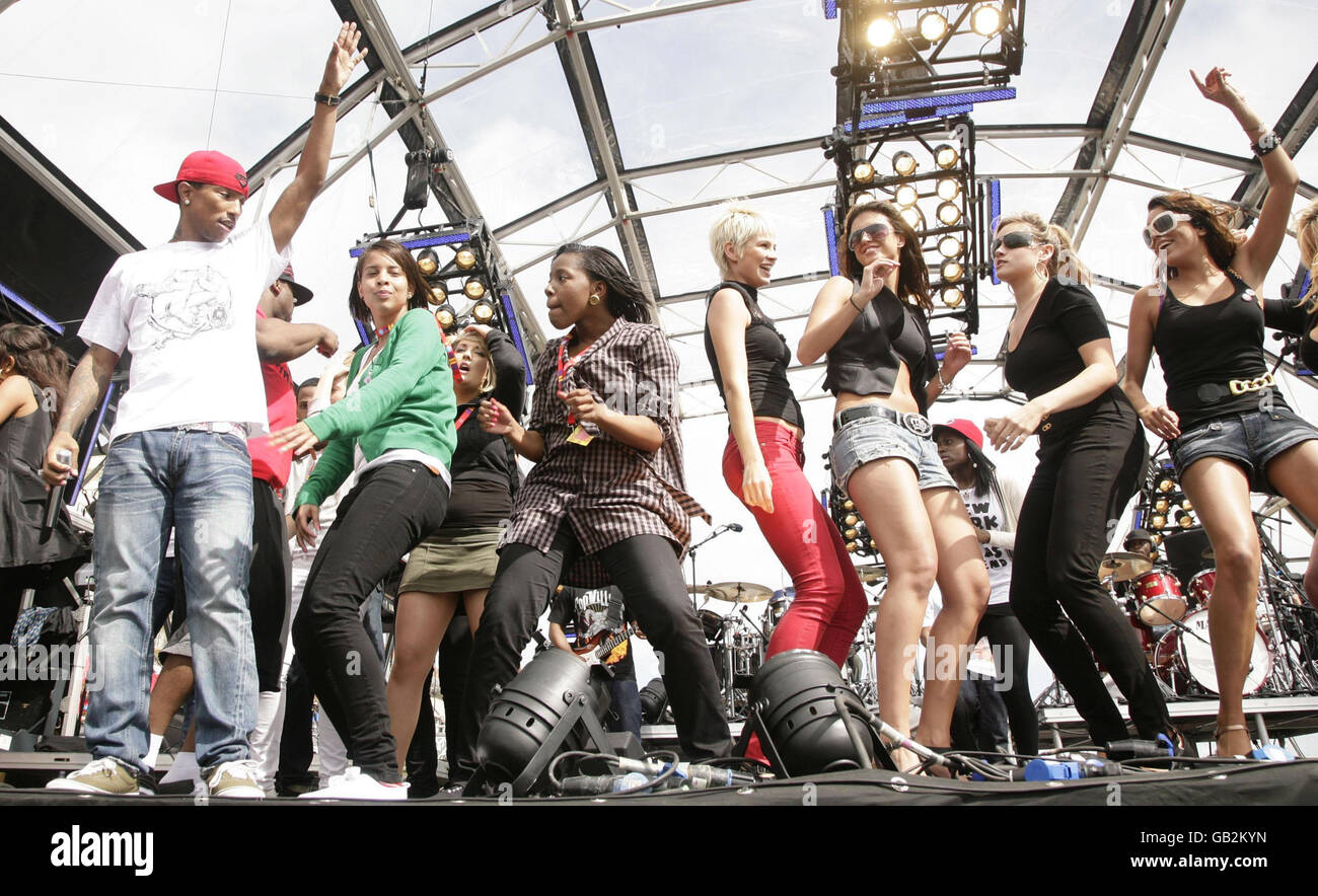 Vodafone TBA Concert Stock Photo - Alamy