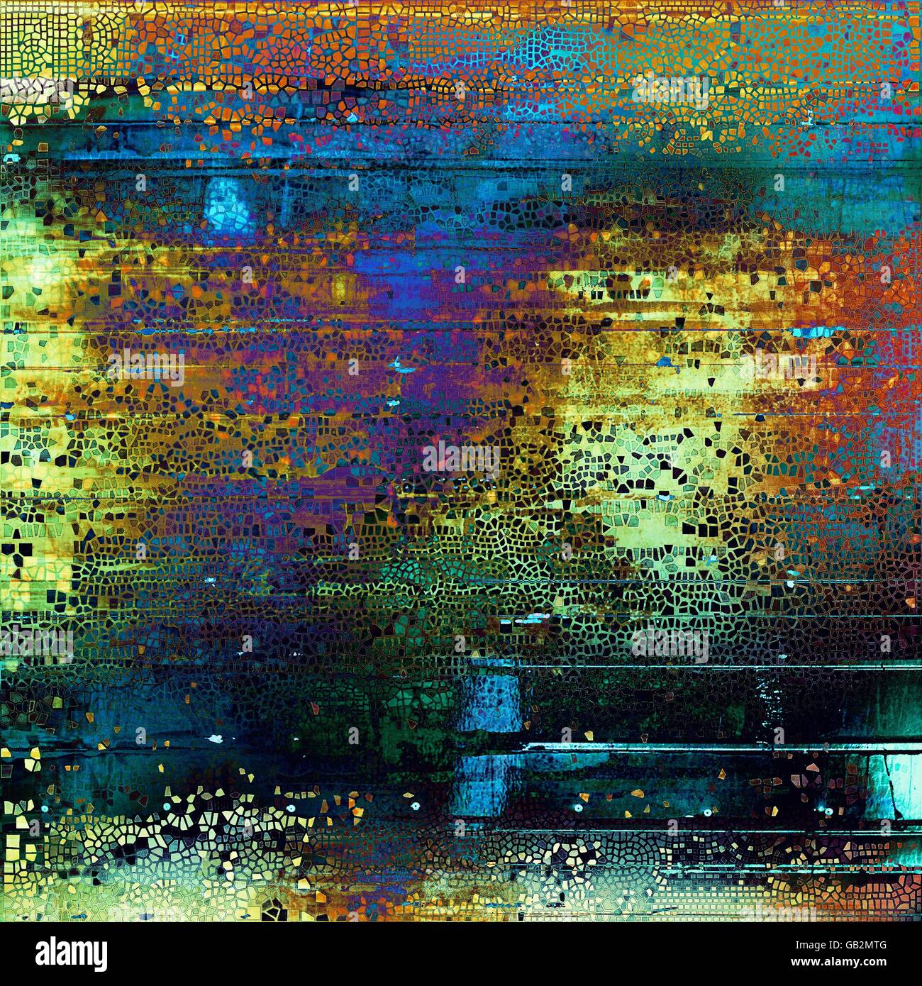 Retro texture, shabby and ragged background in grunge style. With ...