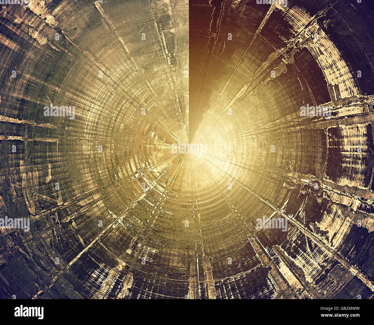 Spherical background with grunge elements on vintage style old texture ...