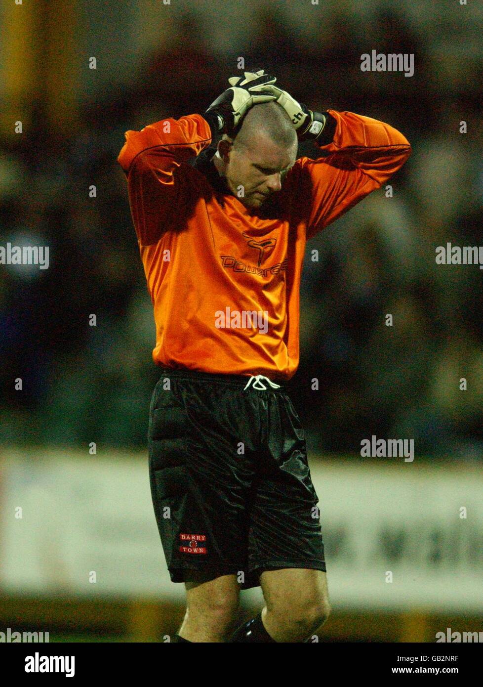 Barry town goalkeeper hi-res stock photography and images - Alamy
