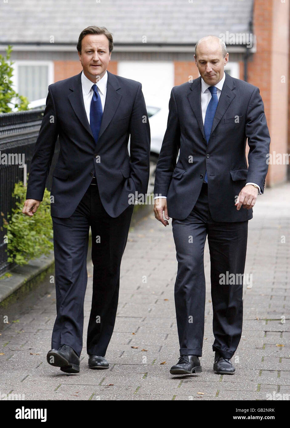 David Cameron visits north-west Stock Photo - Alamy