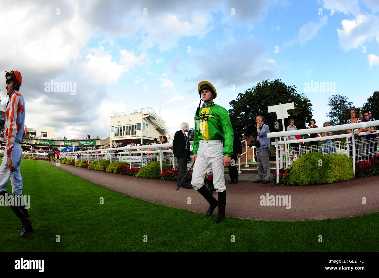 Jockey Tom Queally prior to his ride on Barbary Boyin the Group Clean ...