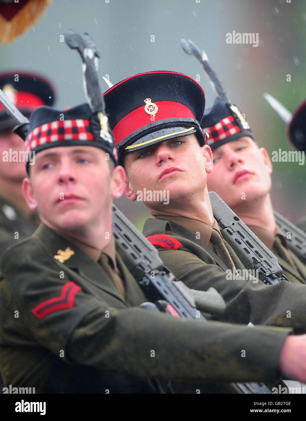 Junior soldier Aaron Ellison-Jones (centre), son of former professional ...