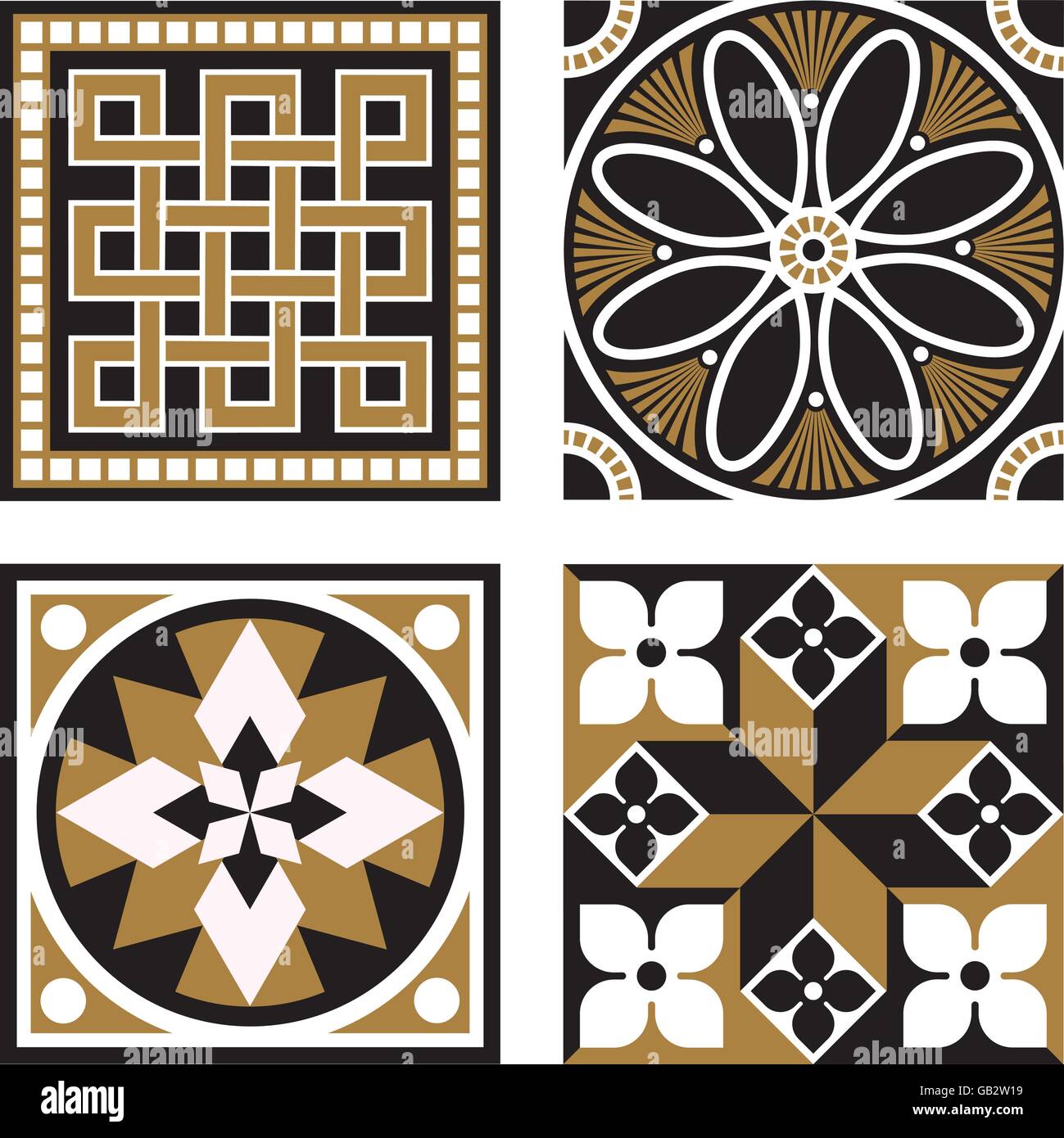 Heraldic patterns Stock Vector Images - Alamy