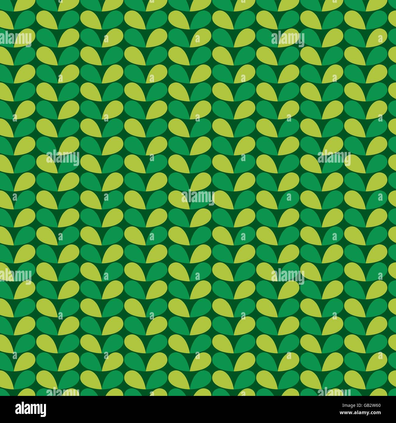 Seamless green leaf pattern Stock Vector Image & Art - Alamy