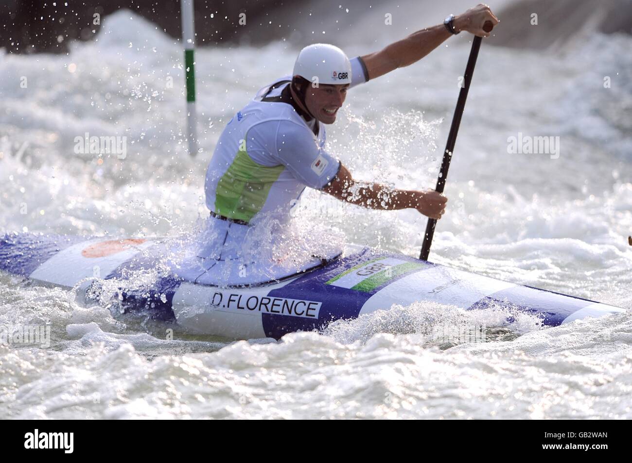 Britain's David Florence competes during the canoe single (C1) men's ...