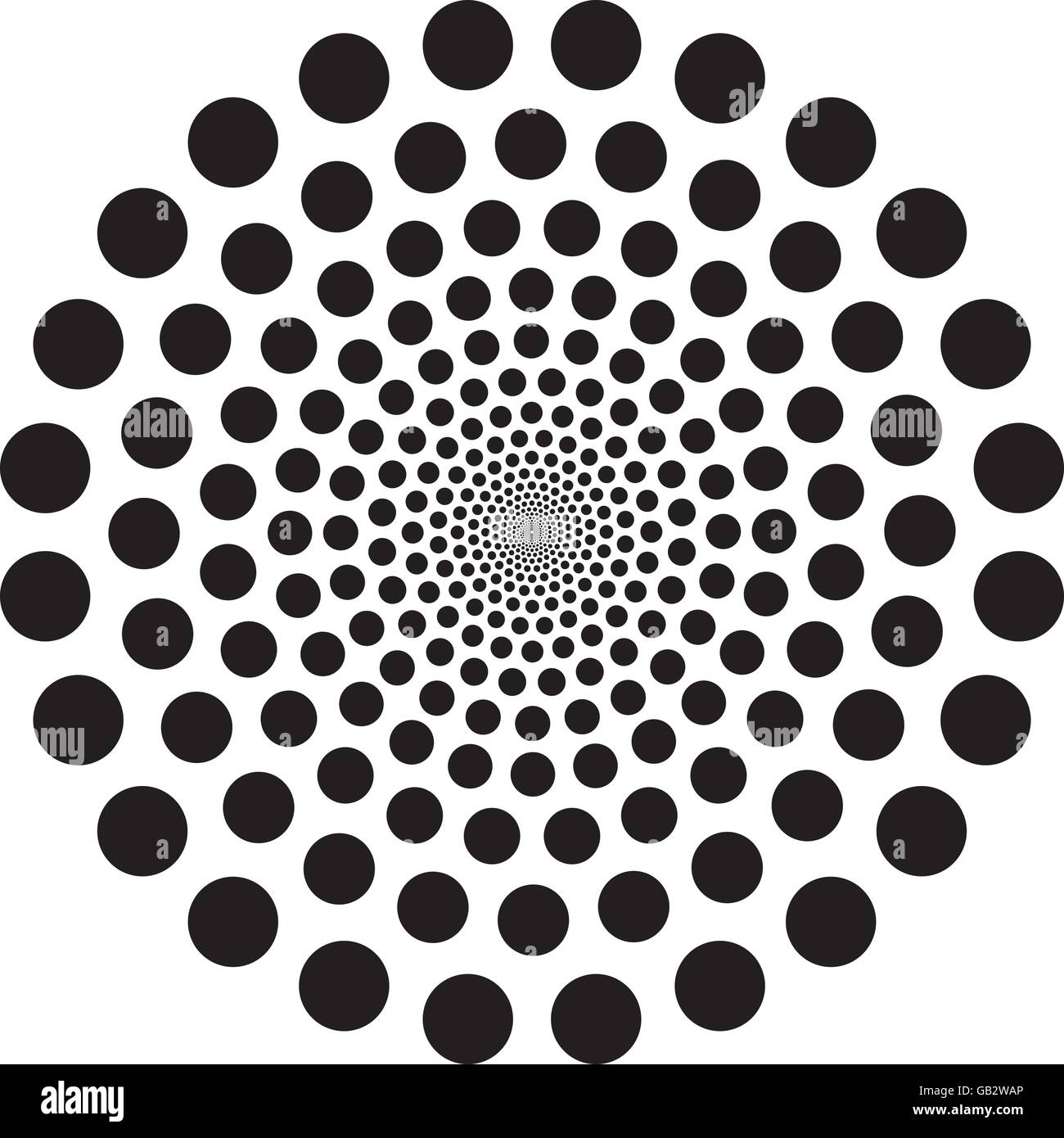 Concentric circles radiating radial circles hi-res stock photography ...