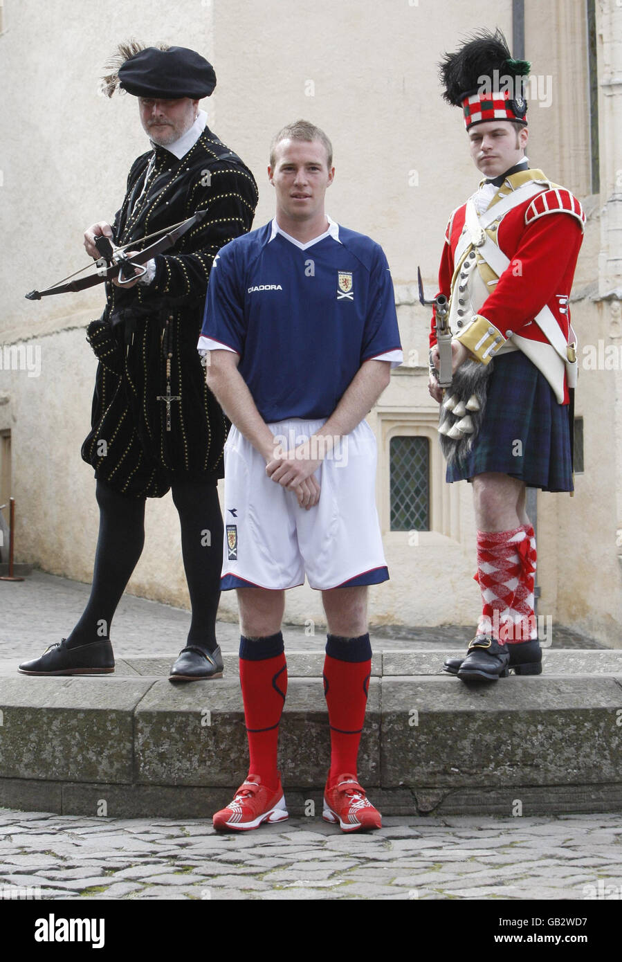 Scotland's David Clarkson during the Scotland Kit Launch at the ...