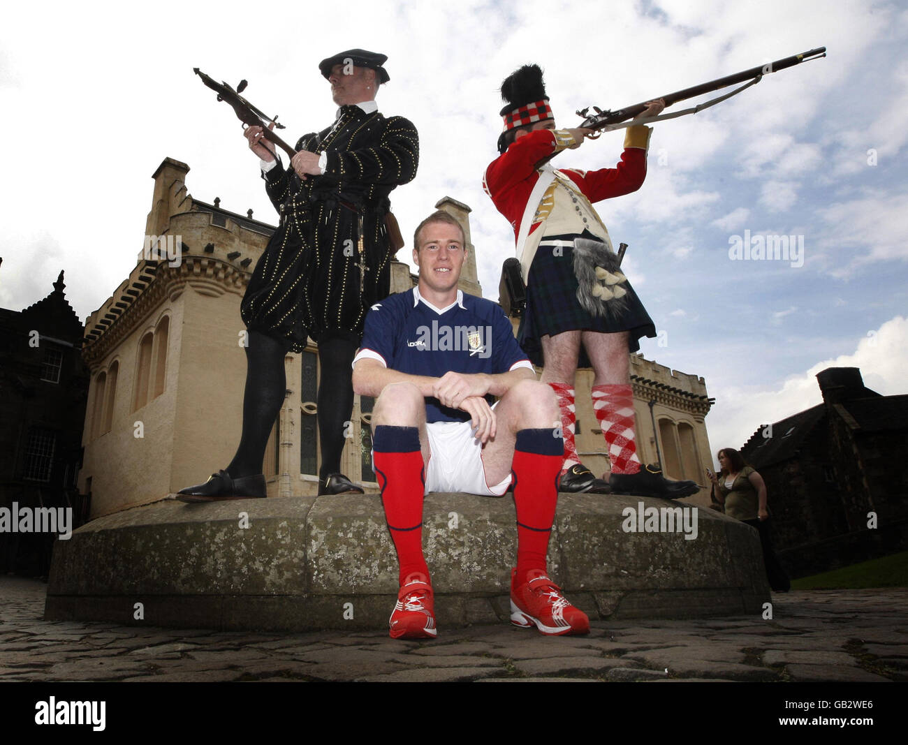 Soccer - Scotland Kit Launch - Stirling Castle Stock Photo - Alamy