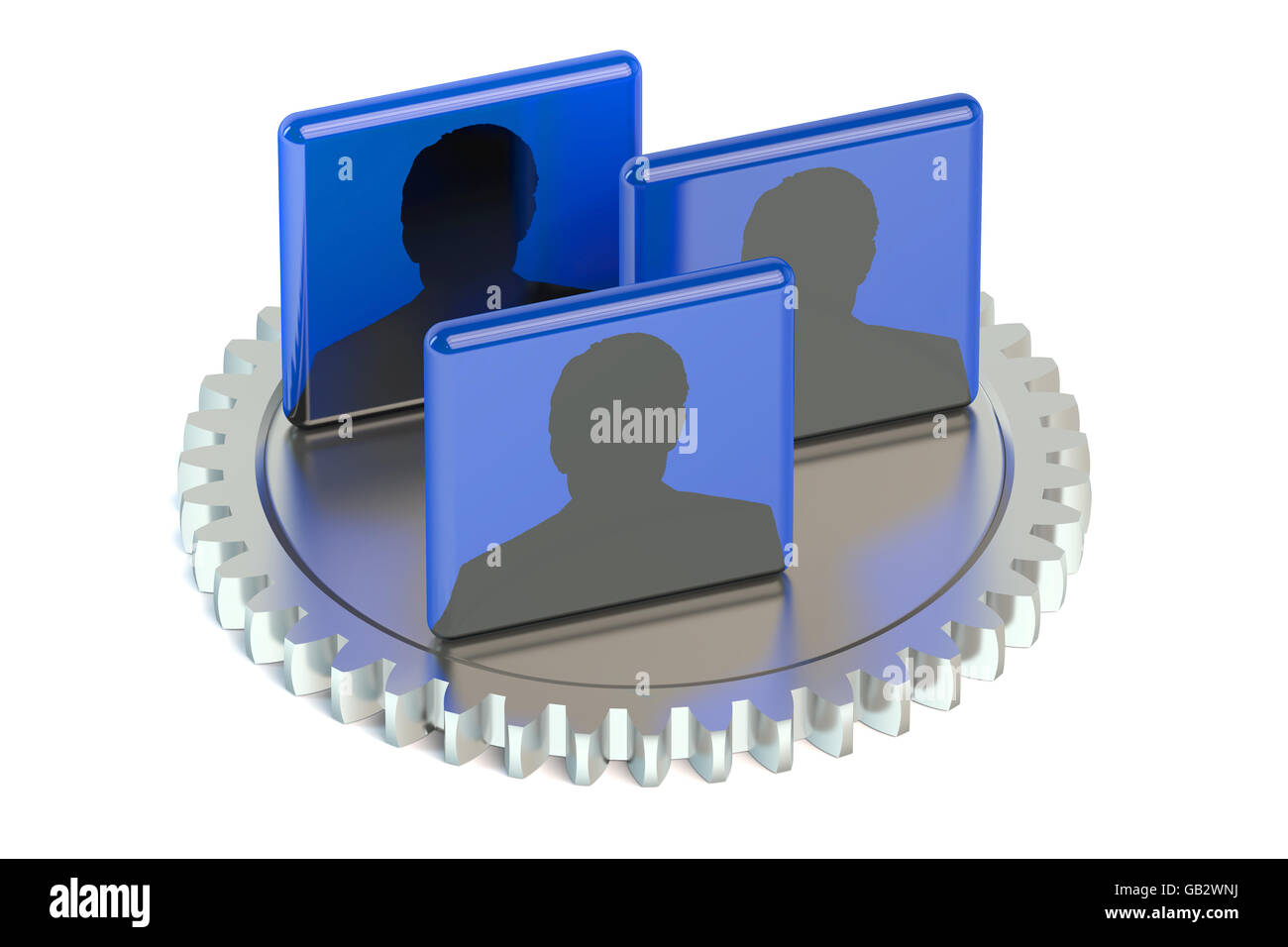 User avatar icons, man. 3D rendering isolated on white background Stock ...