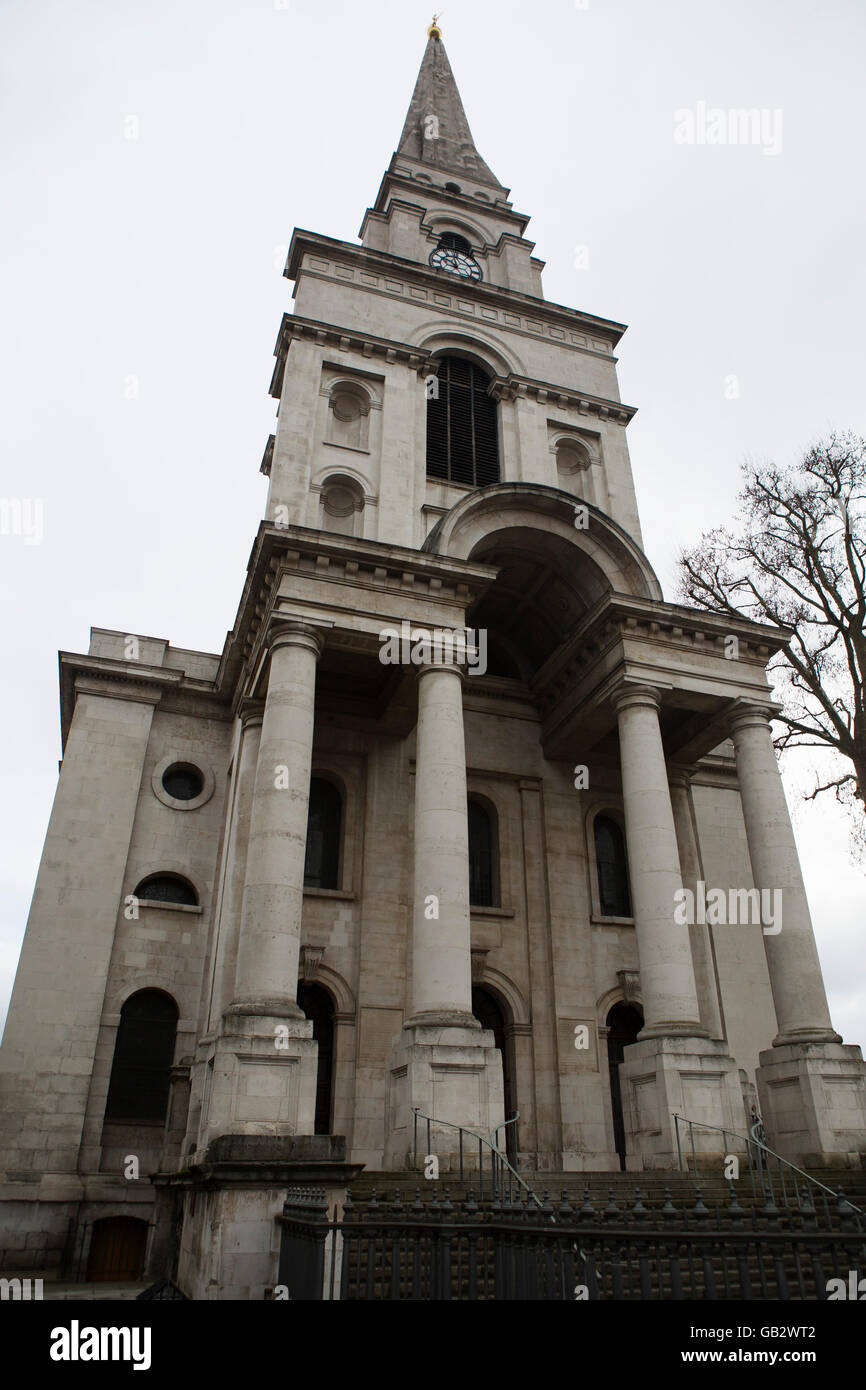 Christ Church at Spitalfields in London, England Stock Photo - Alamy