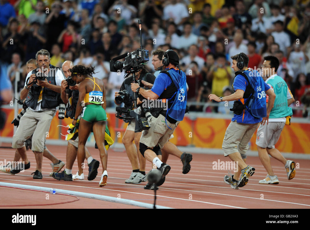 Media operations at the Olympics. Gigawave Camera in use at Beijing's ...