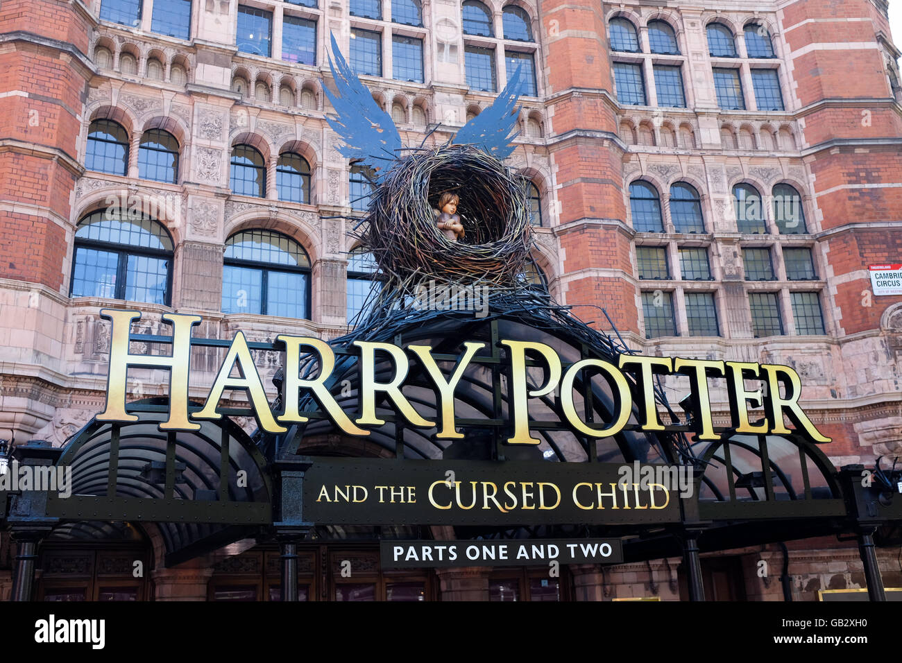 Harry Potter and the Cursed Child showing at the Palace Theatre in ...