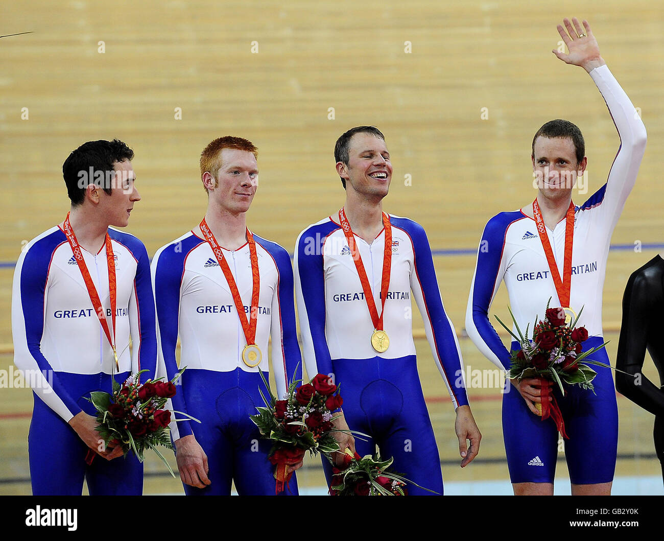 The victory medals of 2008 beijing olympic games hi-res stock ...