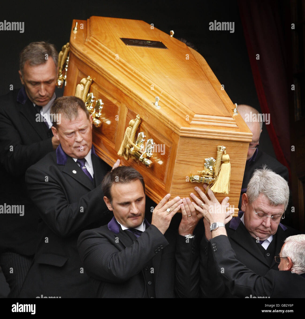 John MacDougall funeral Stock Photo - Alamy