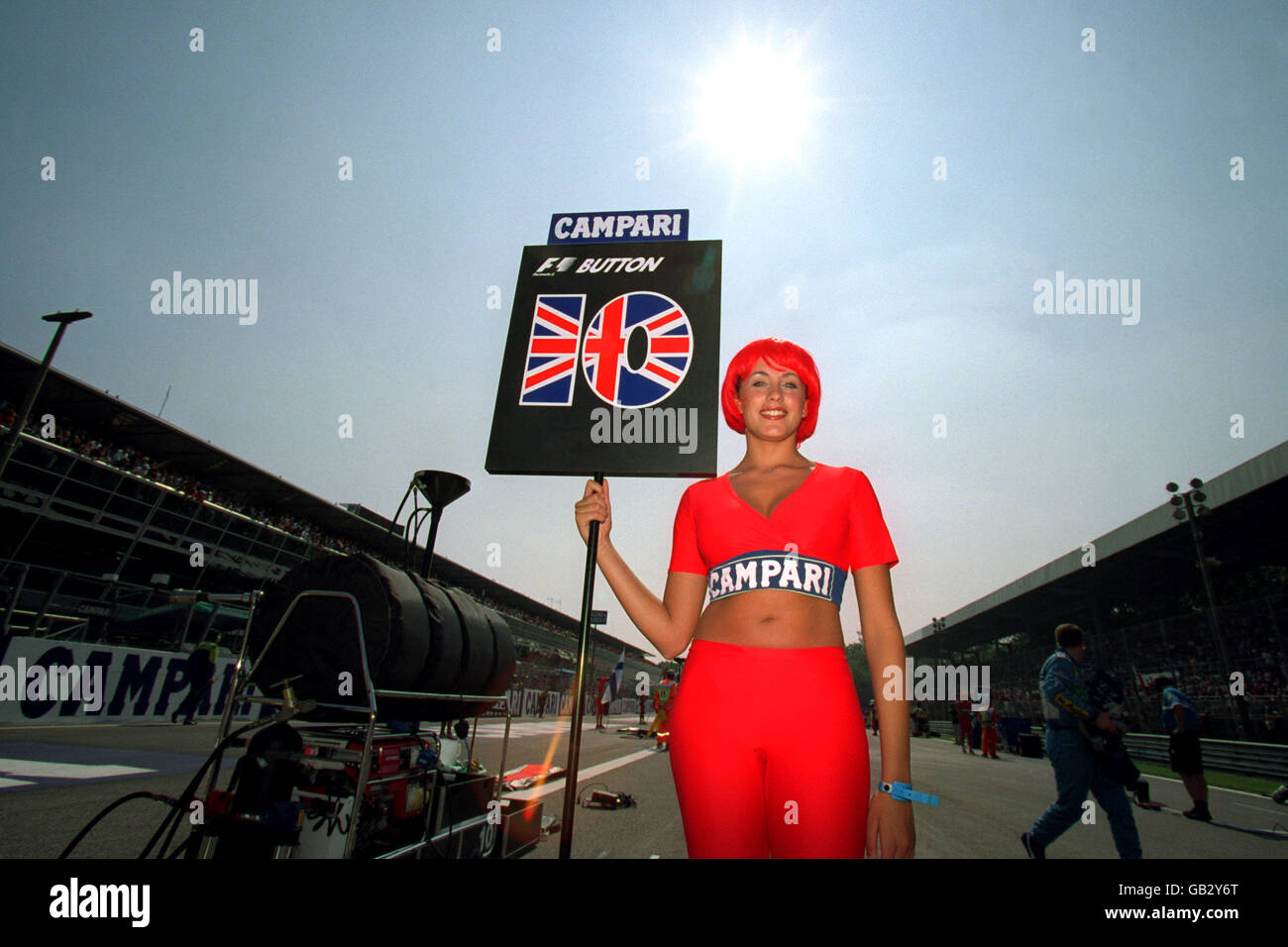 Formula One Motor Racing - Italian Grand Prix. A Campari grid girl ...