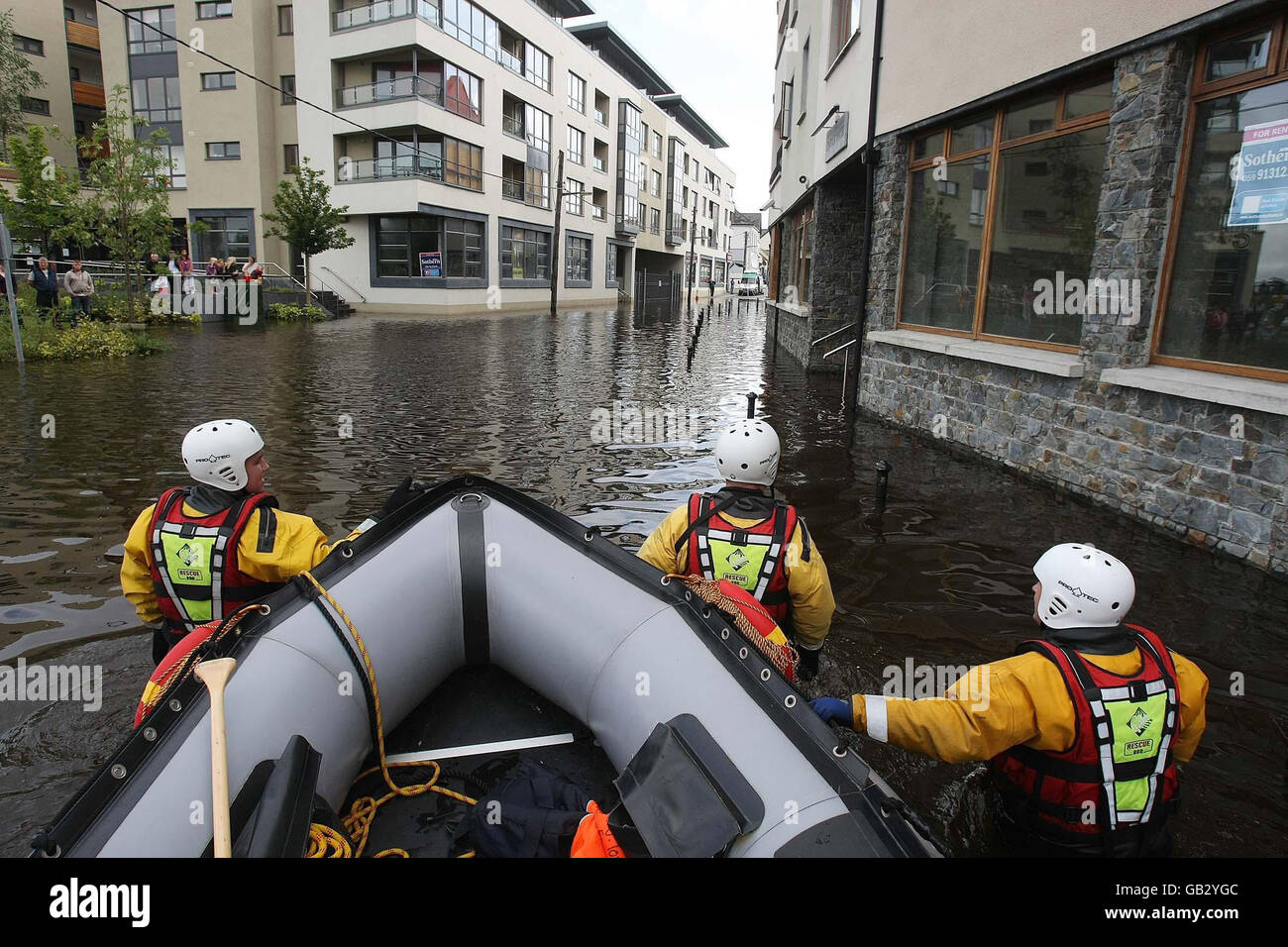 Severe floods in Northern Ireland Stock Photo - Alamy