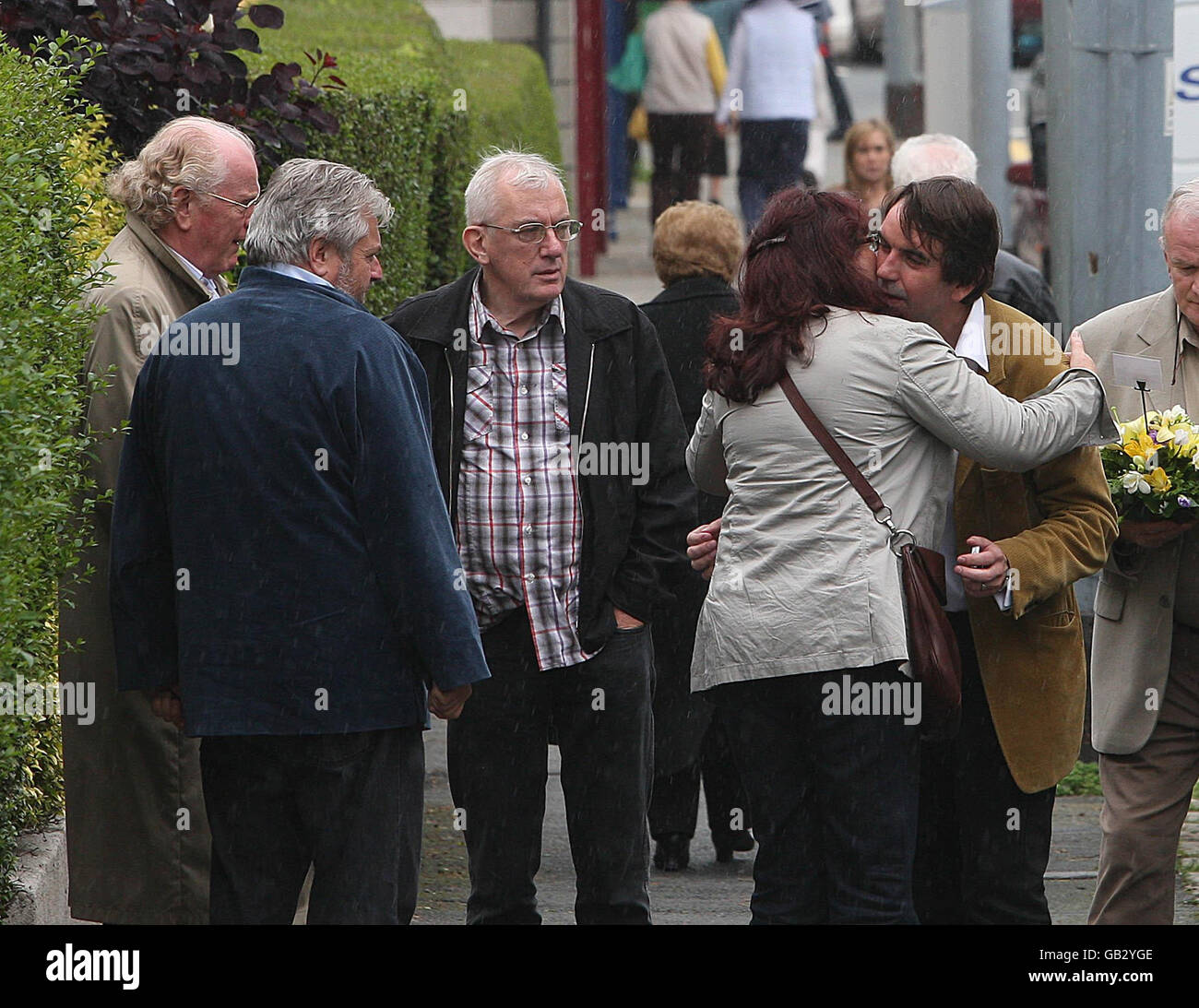 A wake is held at Ronnie Drew's home in Greystones, Co. Wicklow, on the ...
