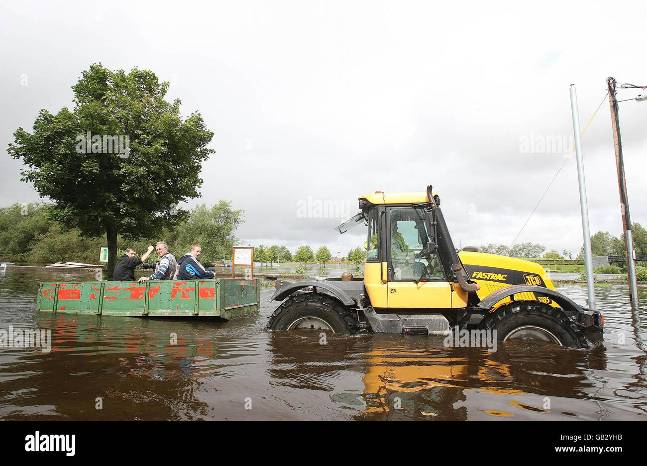 Severe floods in Northern Ireland Stock Photo - Alamy